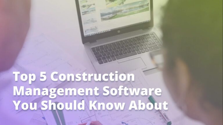 Top 5 Construction Management Software Solutions: OnIndus